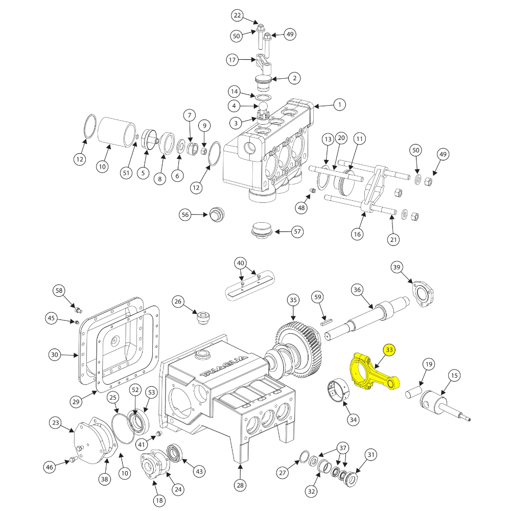 18710 Connecting Rod | Compatible with FMC BEAN L0918 420